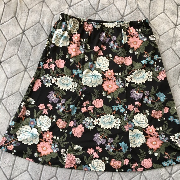 Skirts | Colorful Floral Skirt | Poshmark